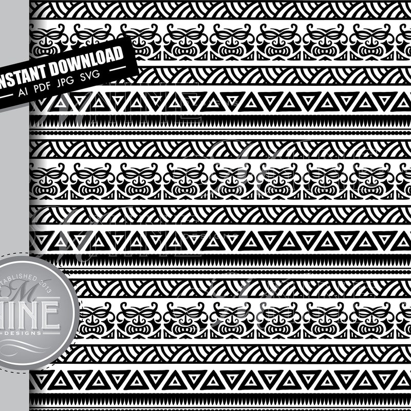 Polynesian Svg - Etsy
