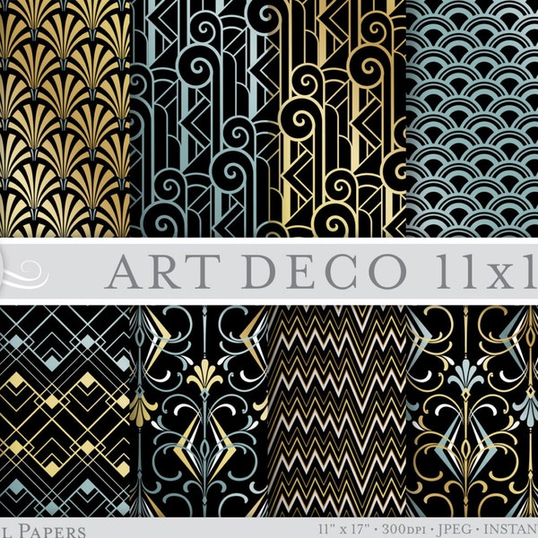 Art Deco Pattern - Etsy