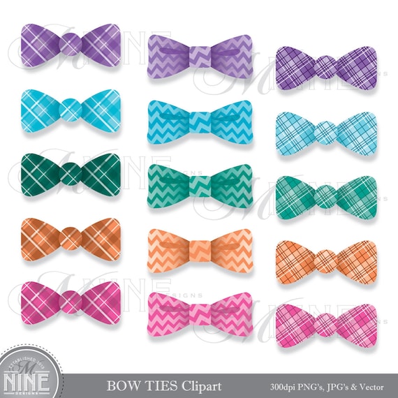 Chevron Bow Tie Clipart