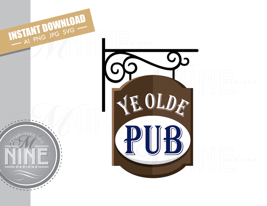 Pub Sign Clip Art Downloads Vector Bar Sign Ai Png Jpg Svg Pdf Clipart ...