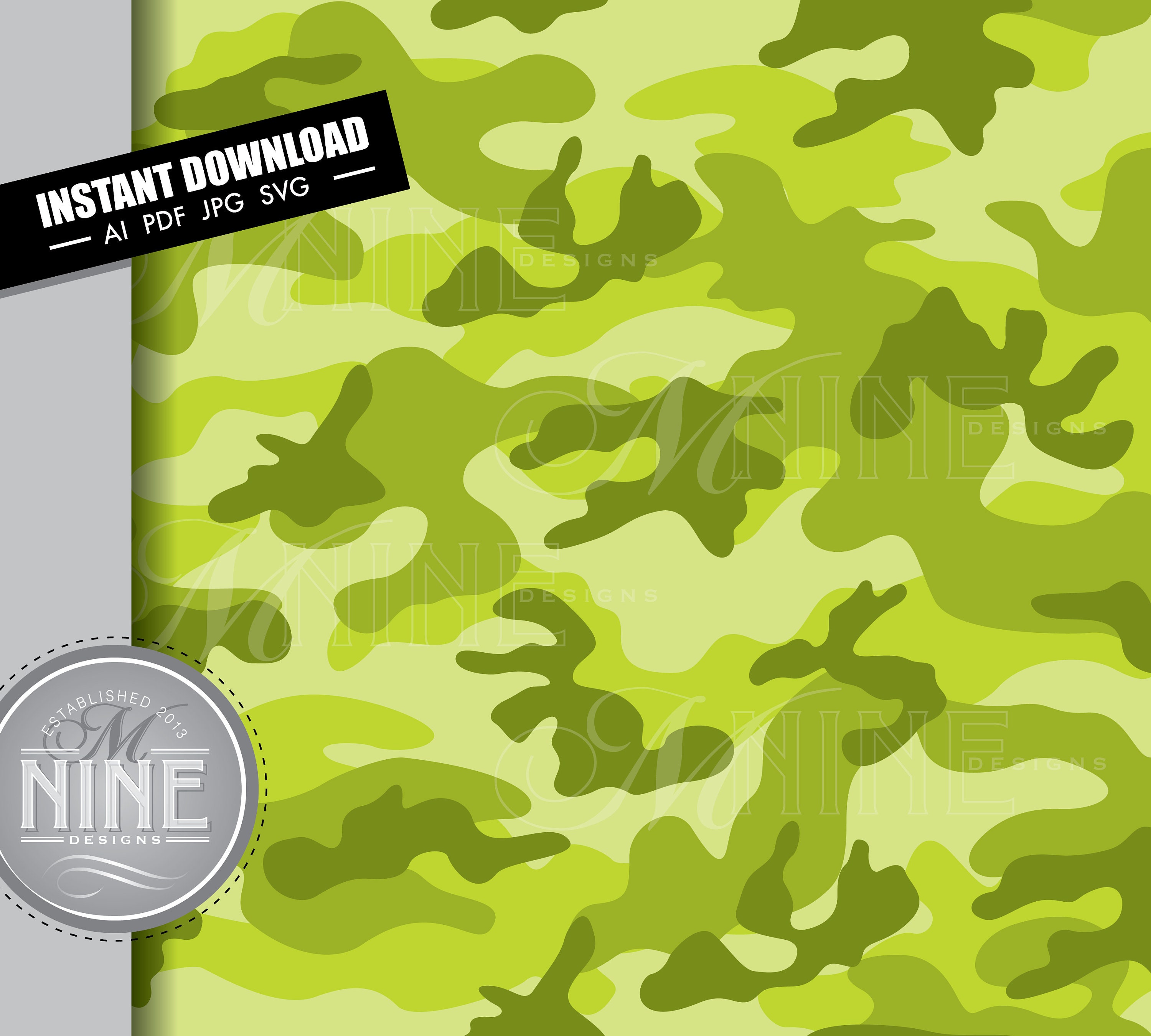 Camo Border Template