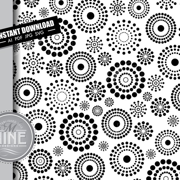 Circle Patterns Svg - Etsy