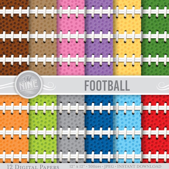 Seamless Football Digital Paper Football Laces Digital Paper - Etsy