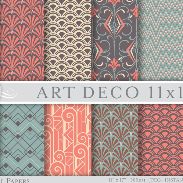 Art Deco Printable - Etsy