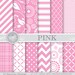 PINK Digital Paper / Printable Patterns / Seamless Patterns, Patterns ...