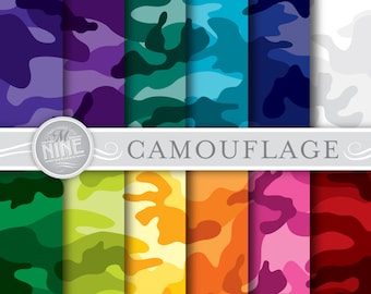 Digital Paper Pack by Monkey Camouflage.27 Camouflage Digital - Etsy
