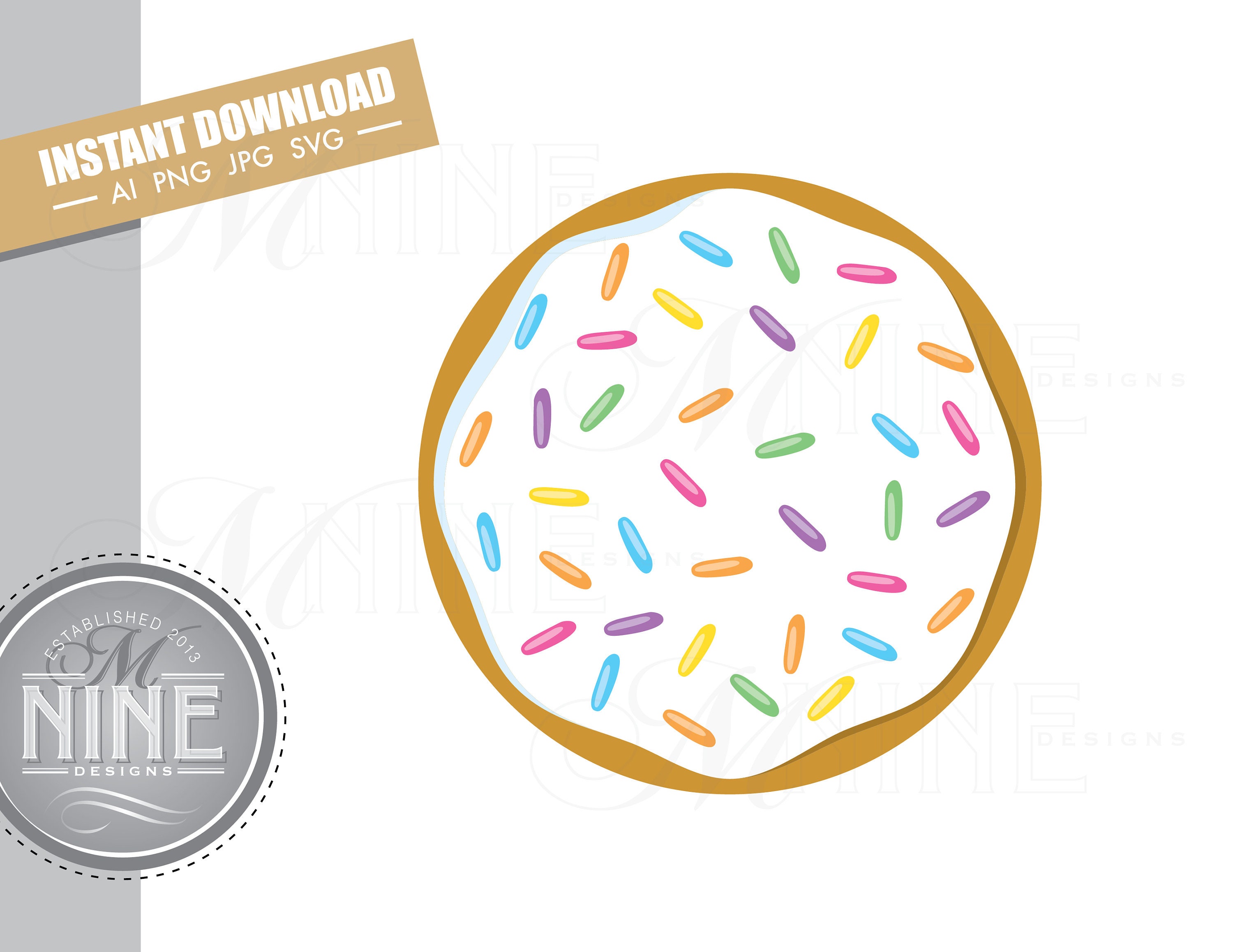 Frosted Cookie Clip Art