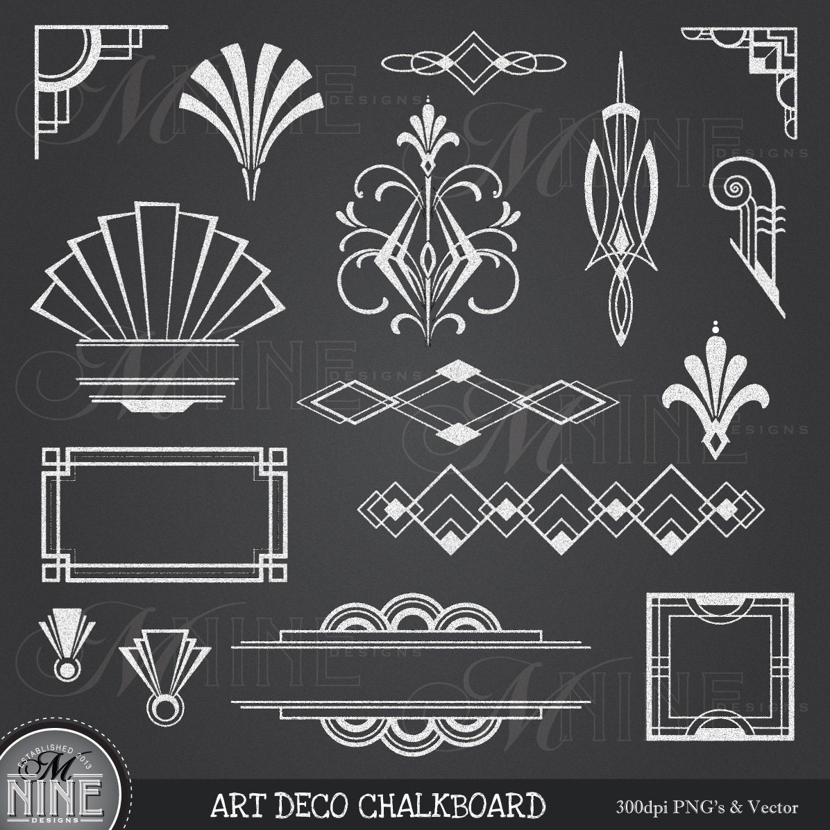 Chalkboard Design Elements