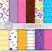 CANDY Digital Paper / Candy Patterns Printable / Candy Prints, Instant ...