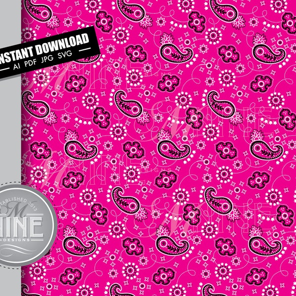 Pink Bandanas - Etsy