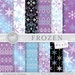 FROZEN Digital Paper: Frozen Pattern Prints frozen | Etsy