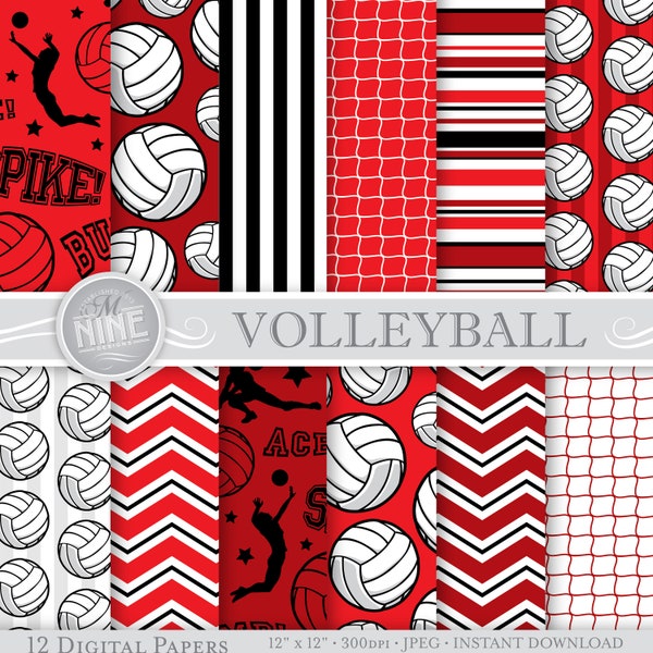 Volleyball Scrapbook - Etsy