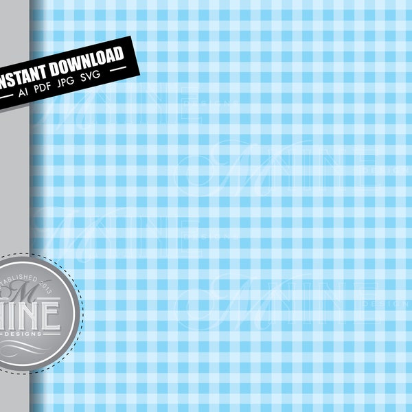 Gingham Svg - Etsy