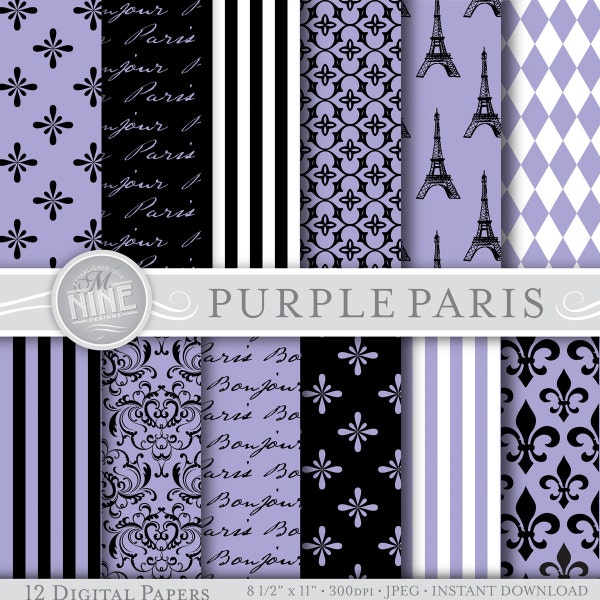 Purple Paris - Etsy UK