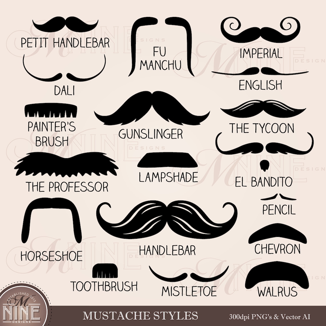 Real Mustache Styles