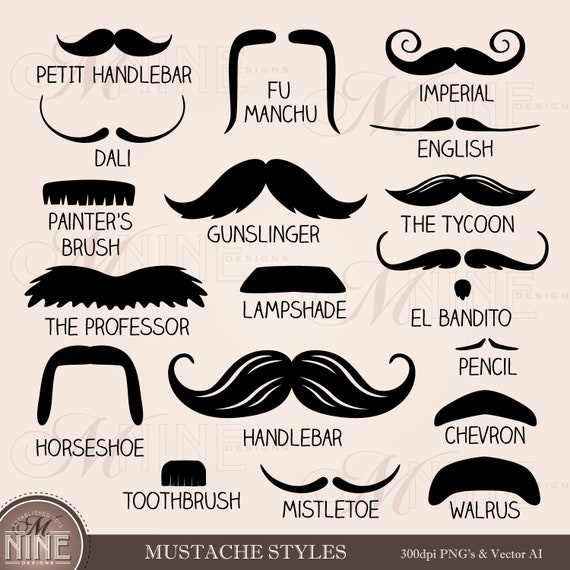 Mustache Clip Art Png