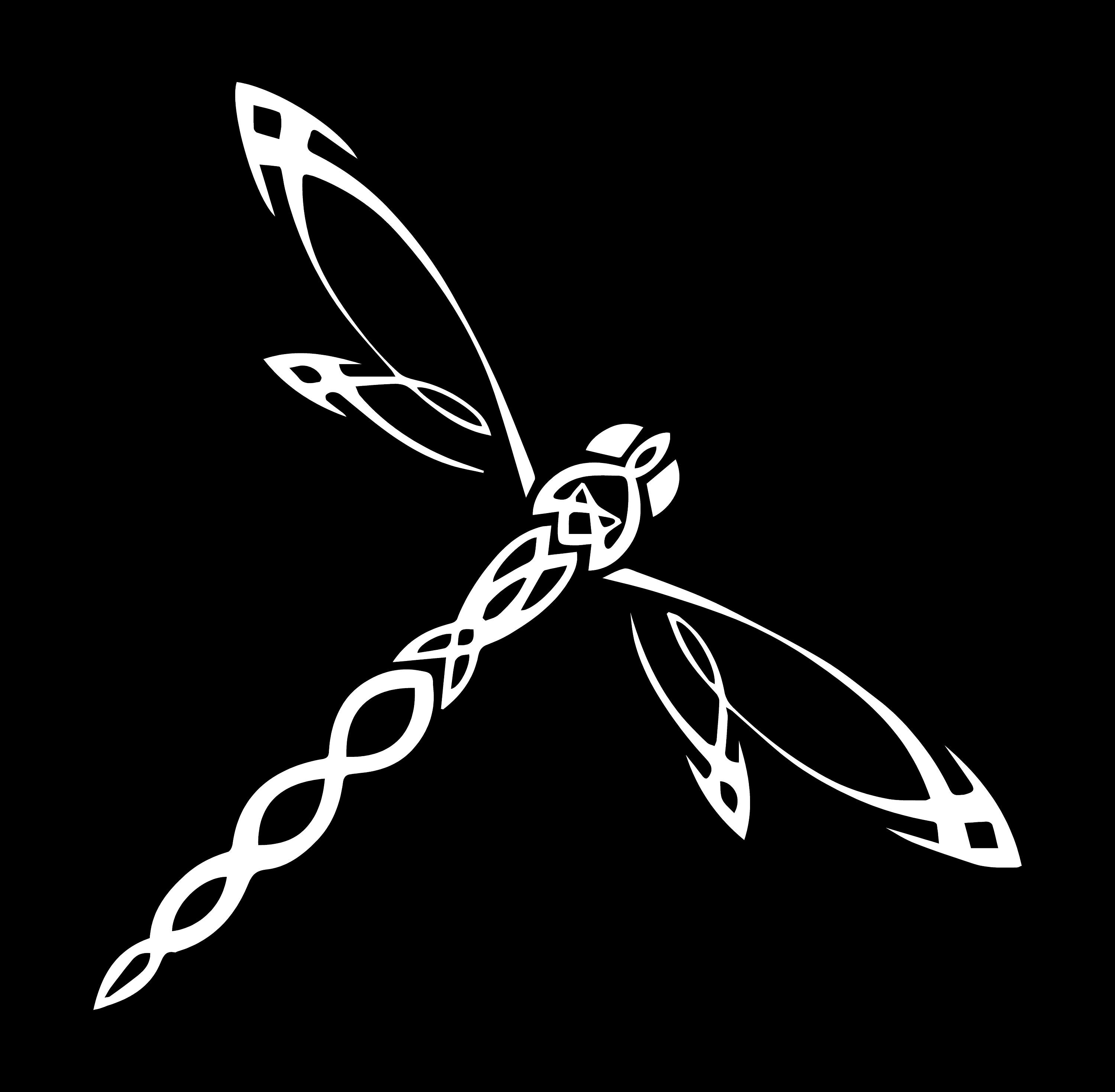 Tribal Dragonfly Decal - Etsy