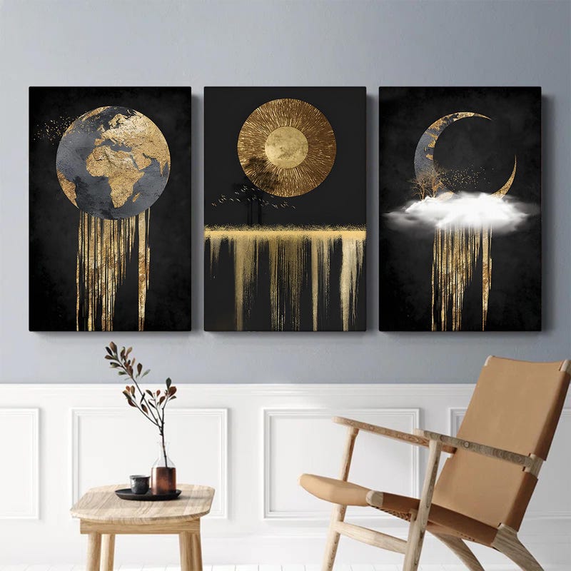 Sun and Moon Poster - Etsy