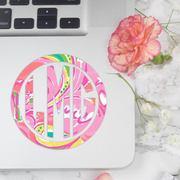 Vinyl Initial Decal - Etsy