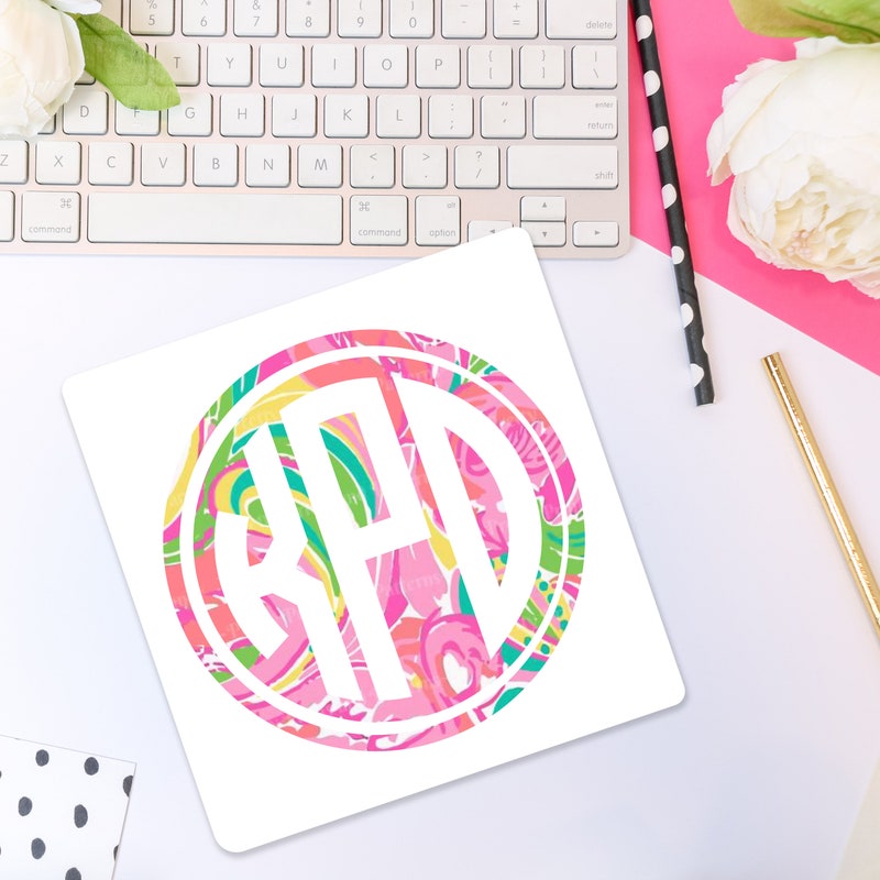 Vinyl Initial Decal - Etsy