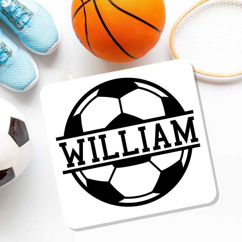 Soccer Name Car Sticker - Etsy