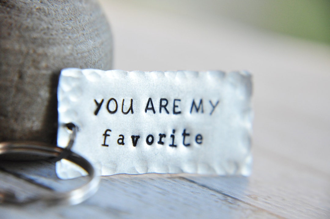 You Are My Favorite Keychain Best Friend Keychain Couples - Etsy