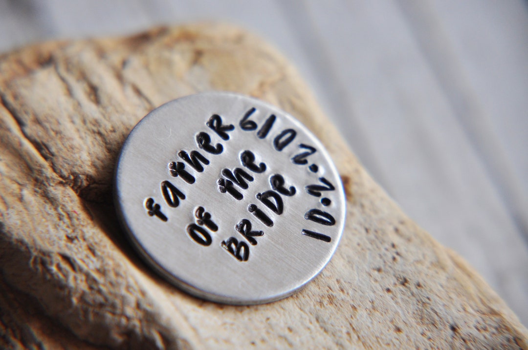 Father of the Bride Wedding Token - Personalized Wedding Token - Love ...