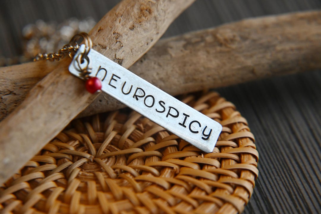 Neurospicy, ADHD Necklace, Neurodiversity Jewelry, Neurodivergent Gift ...