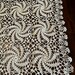 Handmade Crochet White Rectangular Doily With Pinwheel Pattern 18 ...