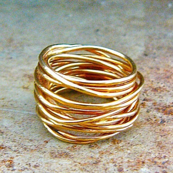 Wire Wrapped Ring - Etsy