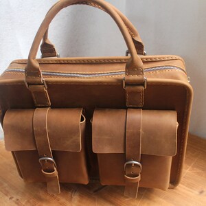 Large Handbags, Versatile Leather Briefcases, Laptop Bag, Leather ...