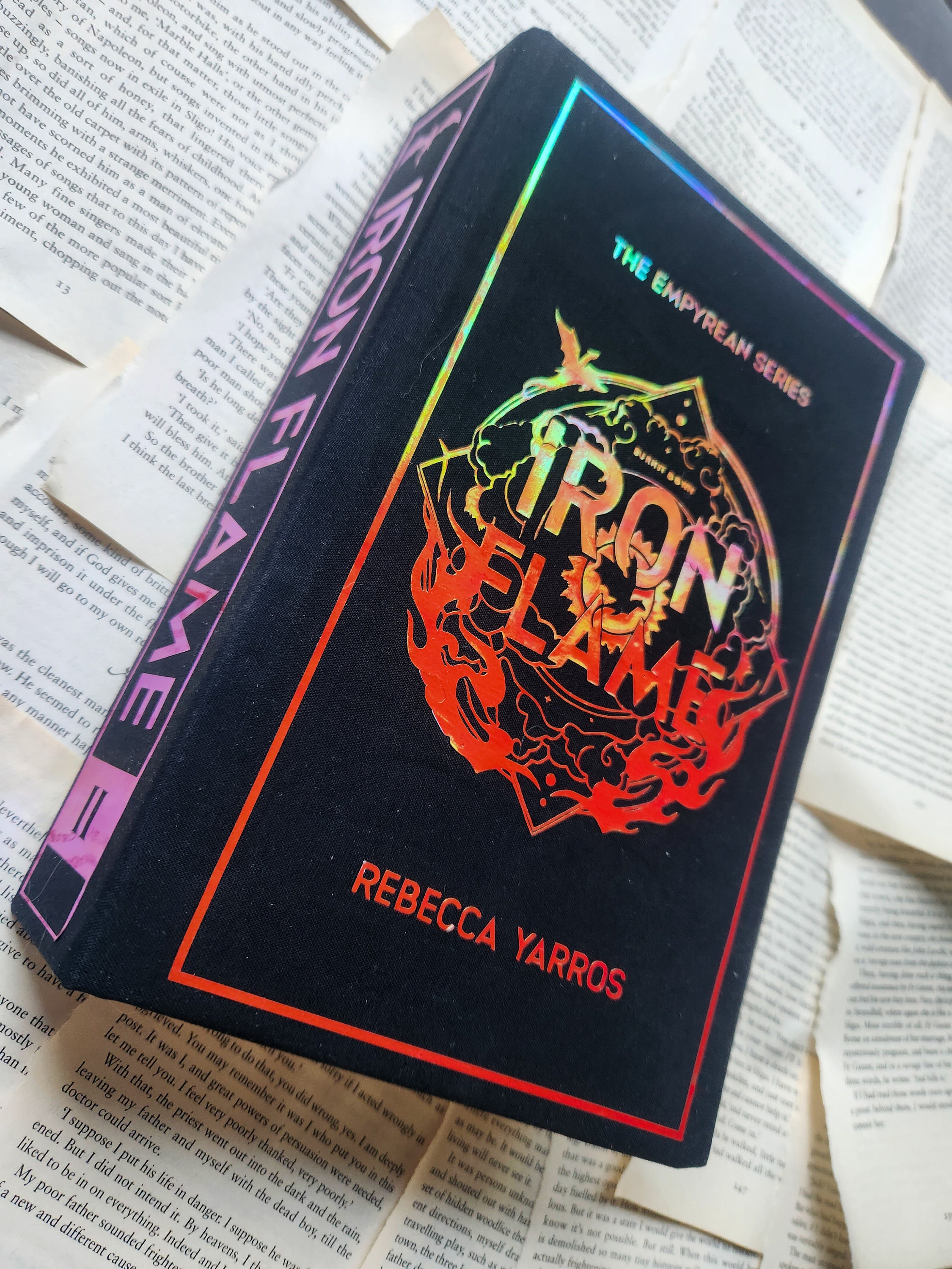 Iron Flame Special Edition Fantasy Book custom Rebind - Etsy
