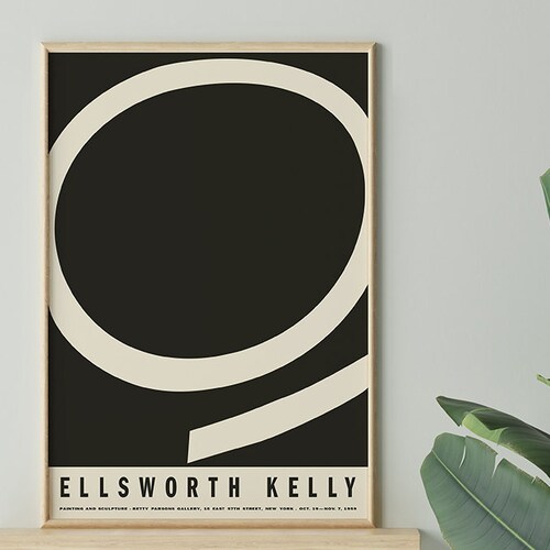 1959 ELLSWORTH KELLY Primitive Poster Print Bauhaus Mid | Etsy