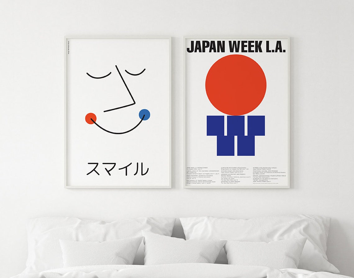 1987 JAPAN WEEK L.A Poster Print Los Angeles California Ikko - Etsy