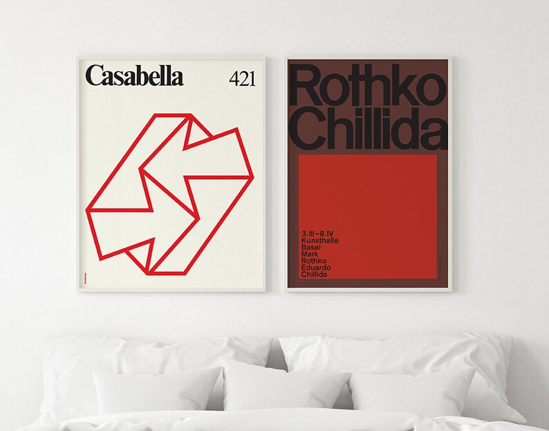 Mark ROTHKO Eduardo CHILLIDA Poster Print Mid Century Modern | Etsy