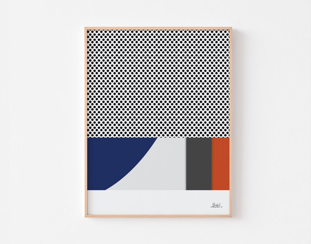 BOLD MODERN COMPOSITION #19 Signed & Numbered Poster Print | Memphis ...