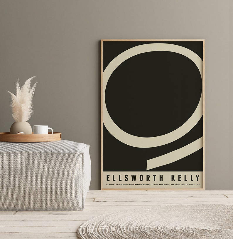 1959 ELLSWORTH KELLY Primitive Poster Print Bauhaus Mid | Etsy