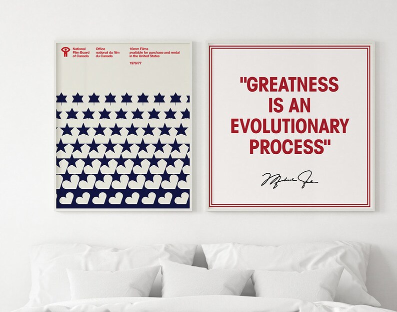 MICHAEL JORDAN INSPIRATIONAL Poster Print Quote Saying - Etsy