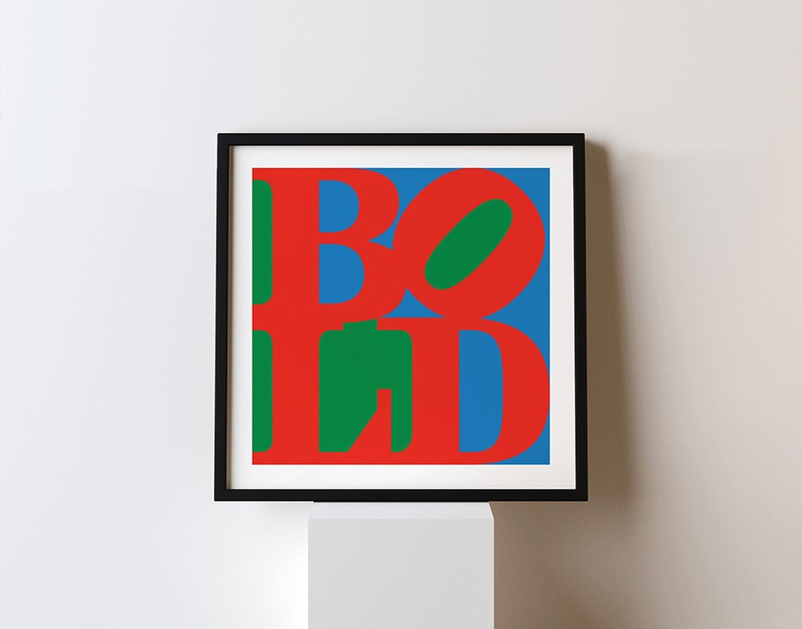 BOLD MODERN Poster Print Robert Indiana Love Pop Art Andy - Etsy