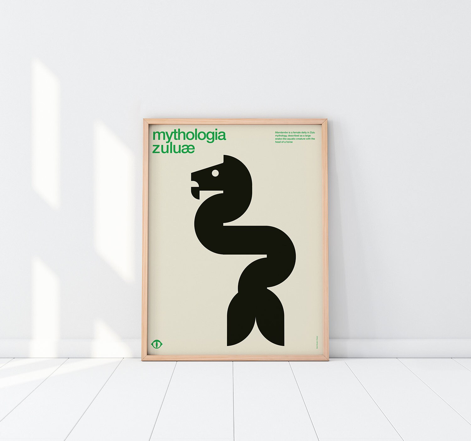 ZULU MYTHOLOGY MAMLAMBO Poster Print Mid Century Modern, 42% OFF