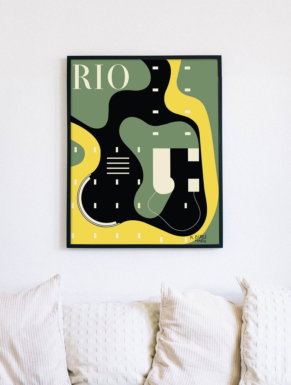 1956 RIO MAGAZINE Poster Print Mid Century Tropical Modern - Etsy