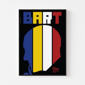 BART Van Der LECK Poster Print Mid Century Modern Piet Mondrian Dutch ...