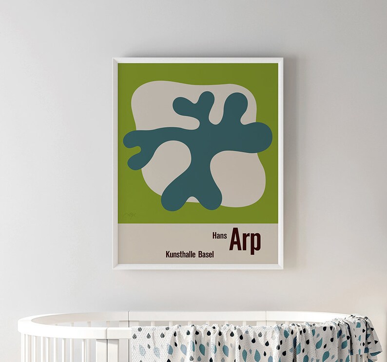 1962 ARMIN HOFMANN for ARP Poster Print Jean Hans Arp Book | Etsy