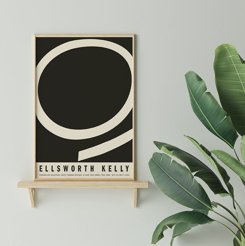 1959 ELLSWORTH KELLY Primitive Poster Print Bauhaus Mid | Etsy