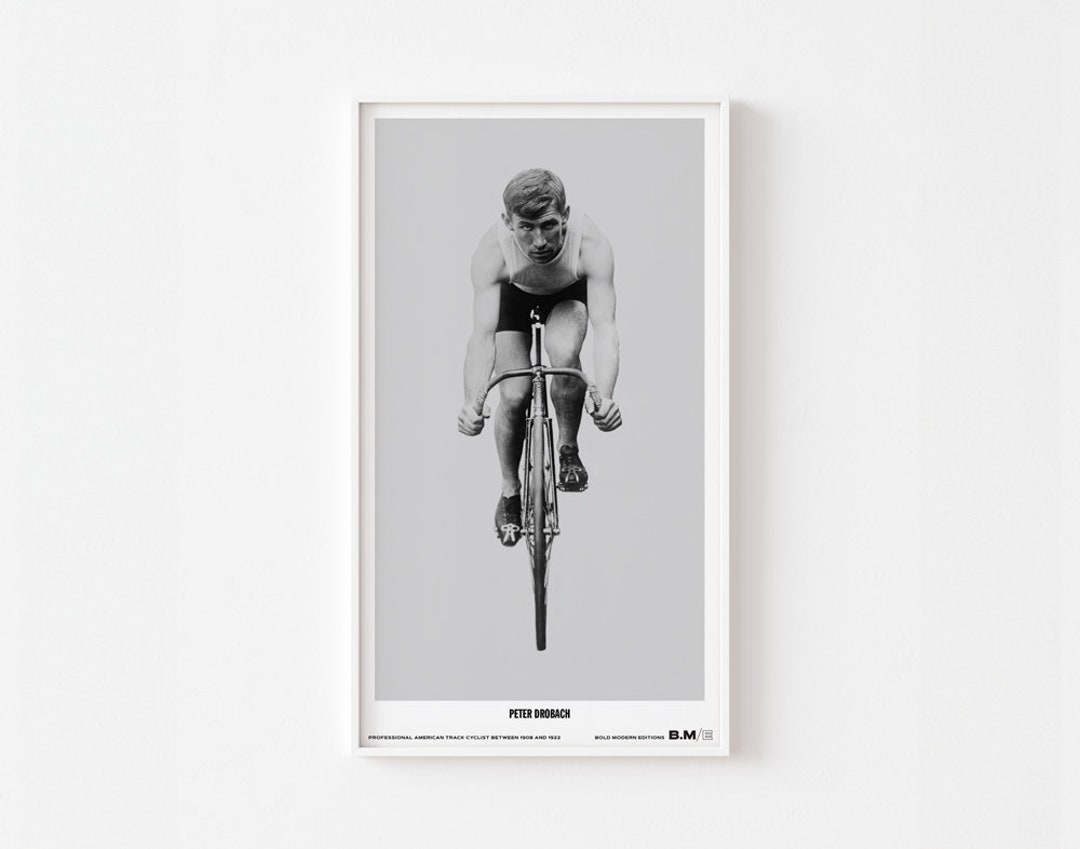 PETER DROBACH Poster Print | Six Days Track Cycling Photograph Biking ...