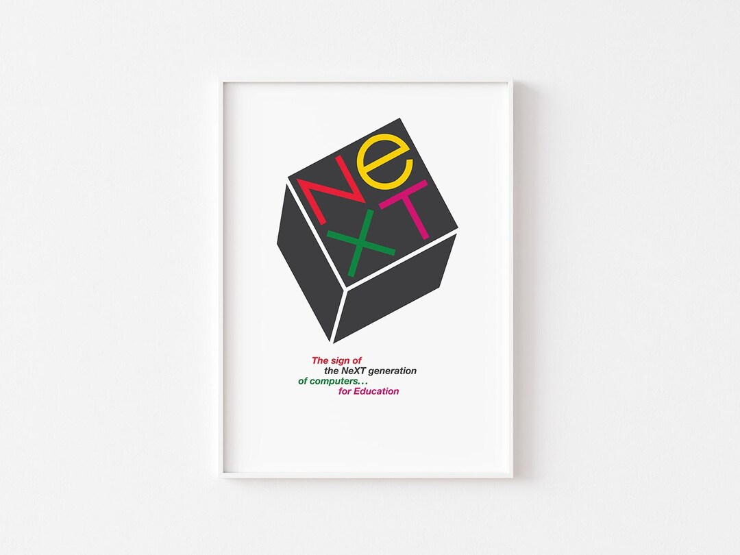 Next COMPUTERS Paul Rand Poster Print Modernist Abstract - Etsy