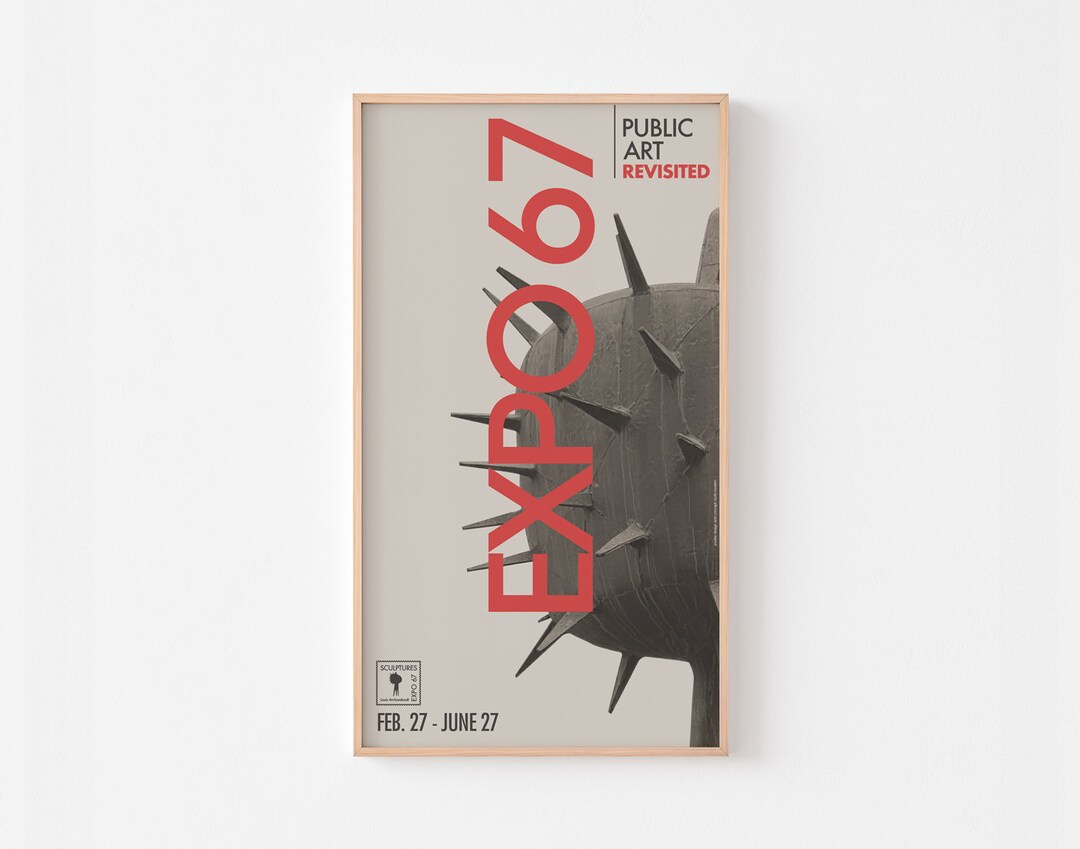 EXPO 67 REVISITED | Louis Archambault Poster Print | Bauhaus Mid ...