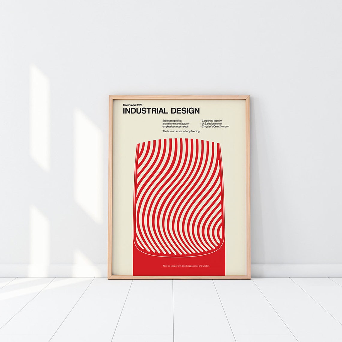 1978 INDUSTRIAL DESIGN Poster Print Brutalist Mid Century | Etsy