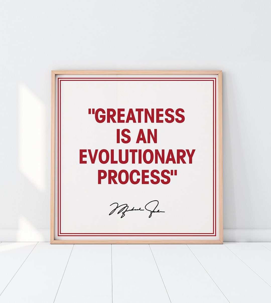 MICHAEL JORDAN INSPIRATIONAL Poster Print Quote Saying - Etsy