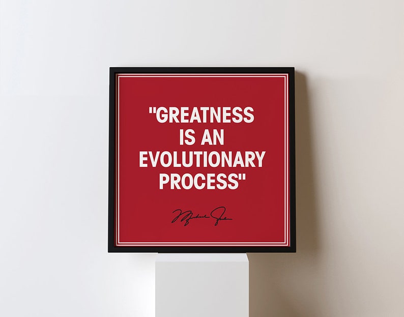 MICHAEL JORDAN INSPIRATIONAL Poster Print Quote Saying | Etsy